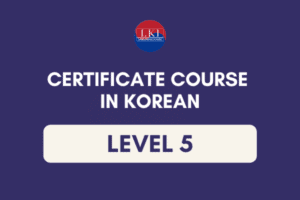 LKI Korean Language Courses - Levels Explained