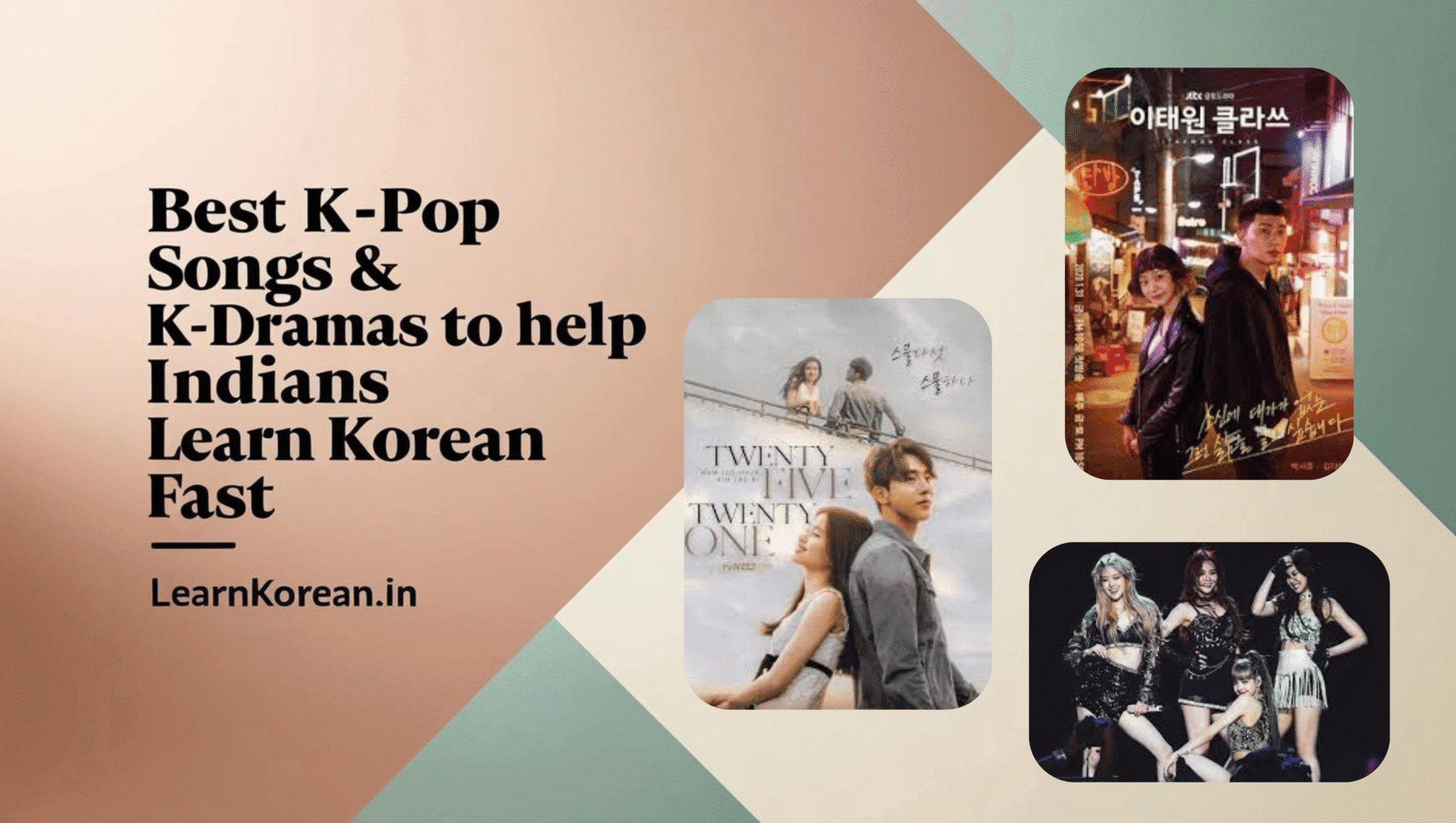Best K-Pop Songs & K-Dramas to Help Indians Learn Korean Fast - LKI ...