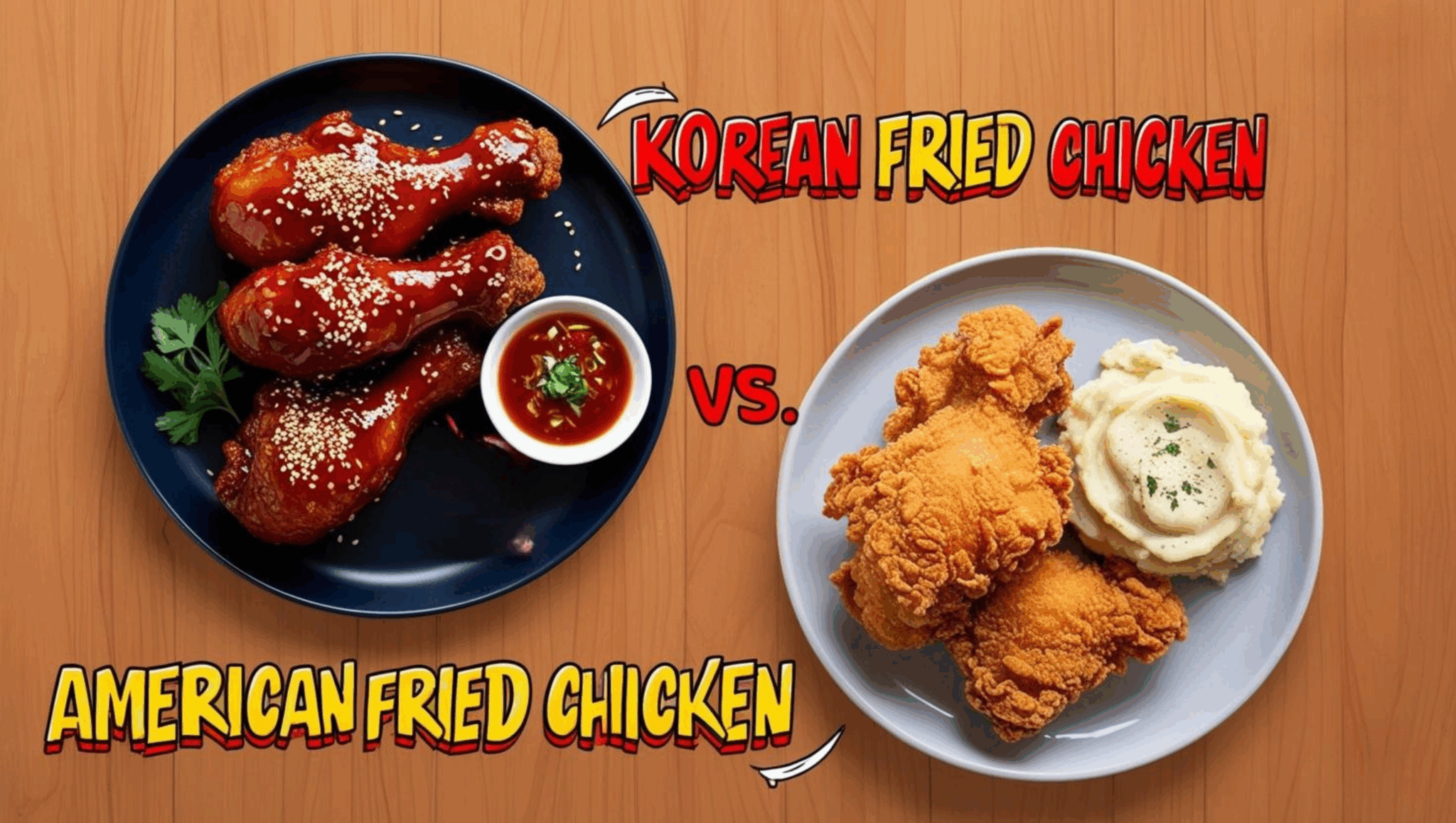 Korean Fried Chicken vs. American Fried Chicken: What’s the Difference ...